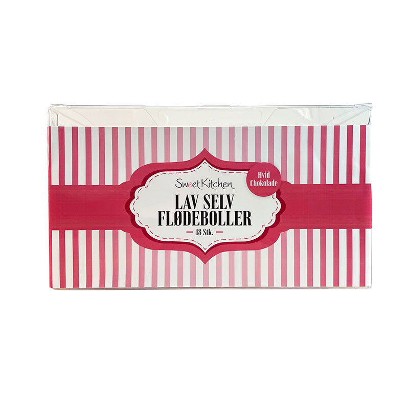 Flødebolle kit med hvid chokolade - Køb lav selv flødeboller kit billig her