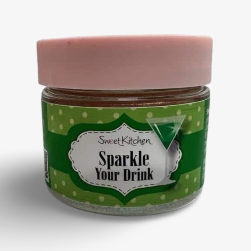Sparkle Your Drink Apple Green 10 g. - Grøn Glimmer til drinks til ...