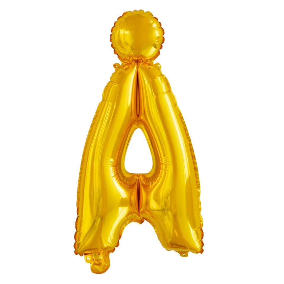 Bogstav Ballon "Å" Guld 41 cm. til super billig pris her!