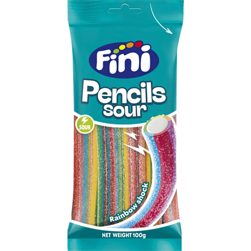 Fini Sour Rainbow Pencil 75g til billigste pris her!