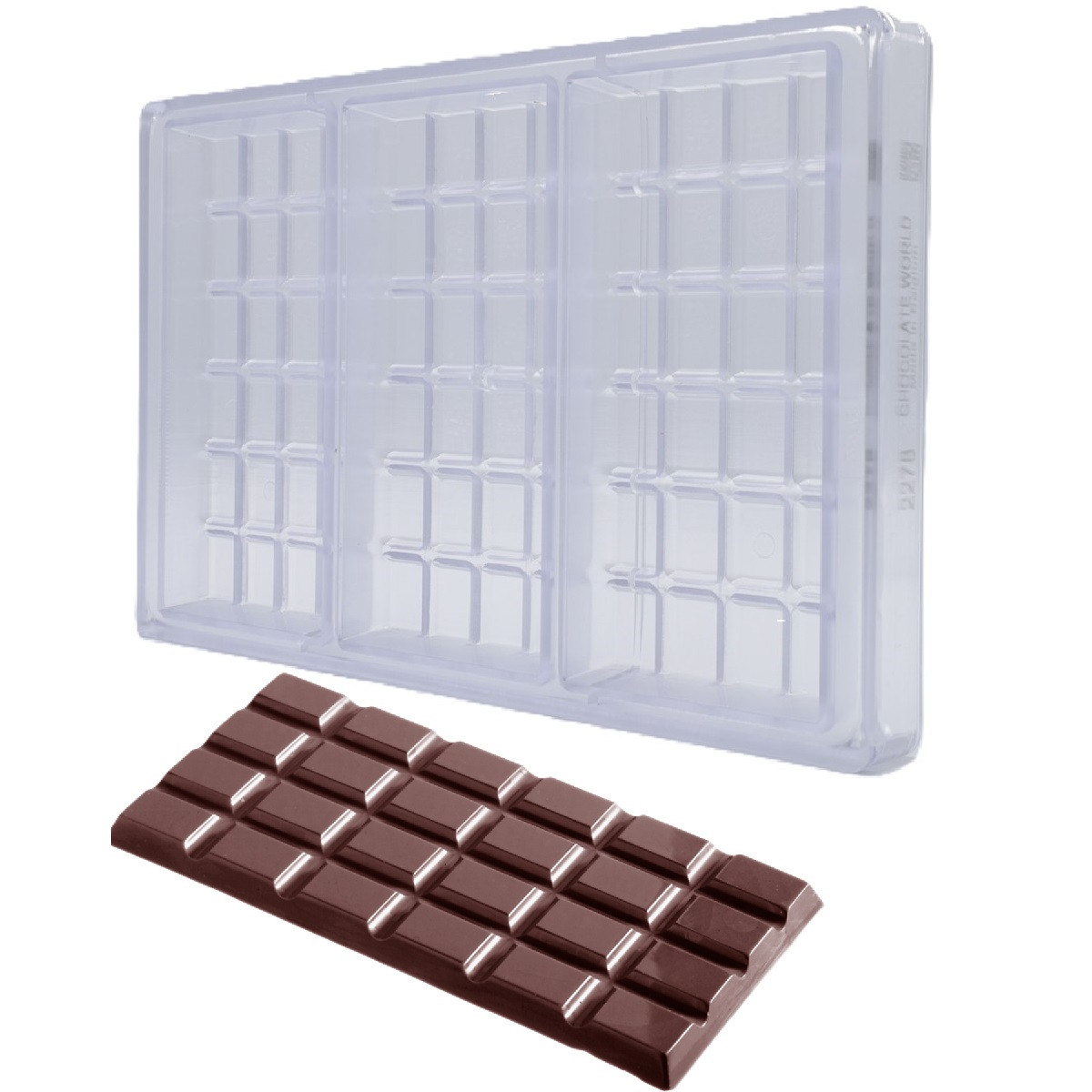 Chokoladeform til at lave din egen Dubai chokolade bar