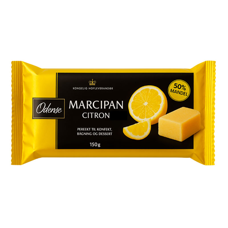 ODENSE Marcipan Citron 150g til billig pris