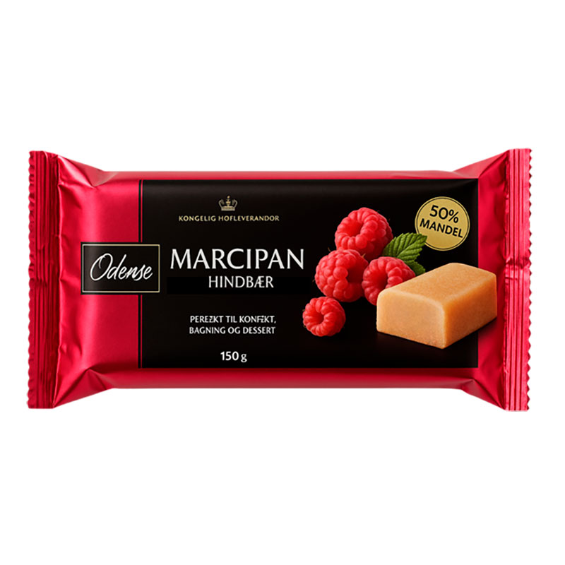 ODENSE Marcipan Hindbær - Limited Edition 150g til billig pris