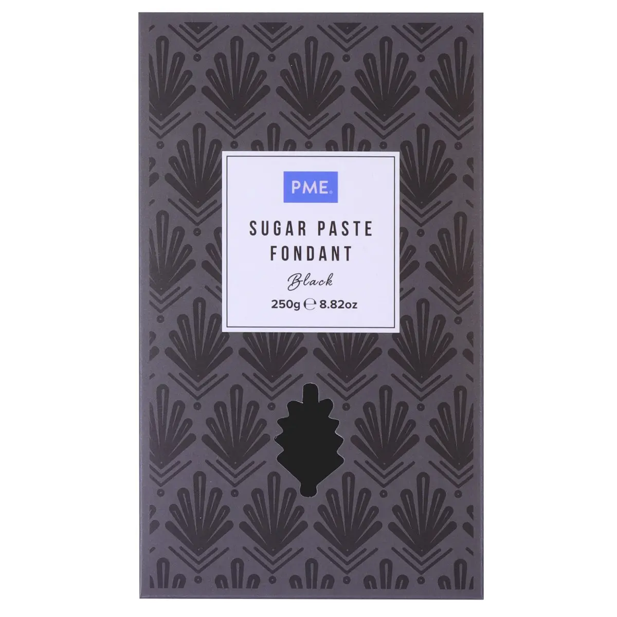 Sort Fondant - PME - 250g | Smidig & intens sort farve